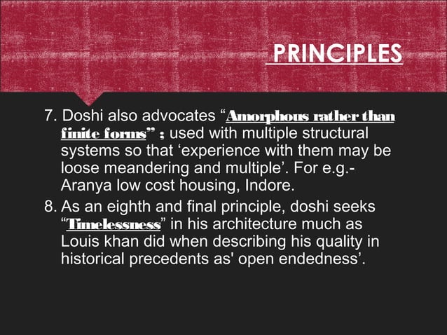 B.v.doshi | PPT