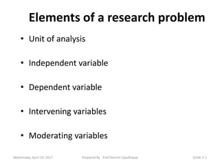 formulation of the research problem | PPT