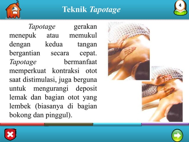B Klasifikasi Teknik Massage
