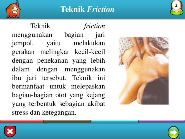 B Klasifikasi Teknik Massage