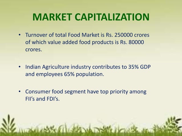 Agro based industries scenario and their future in India | PPTX