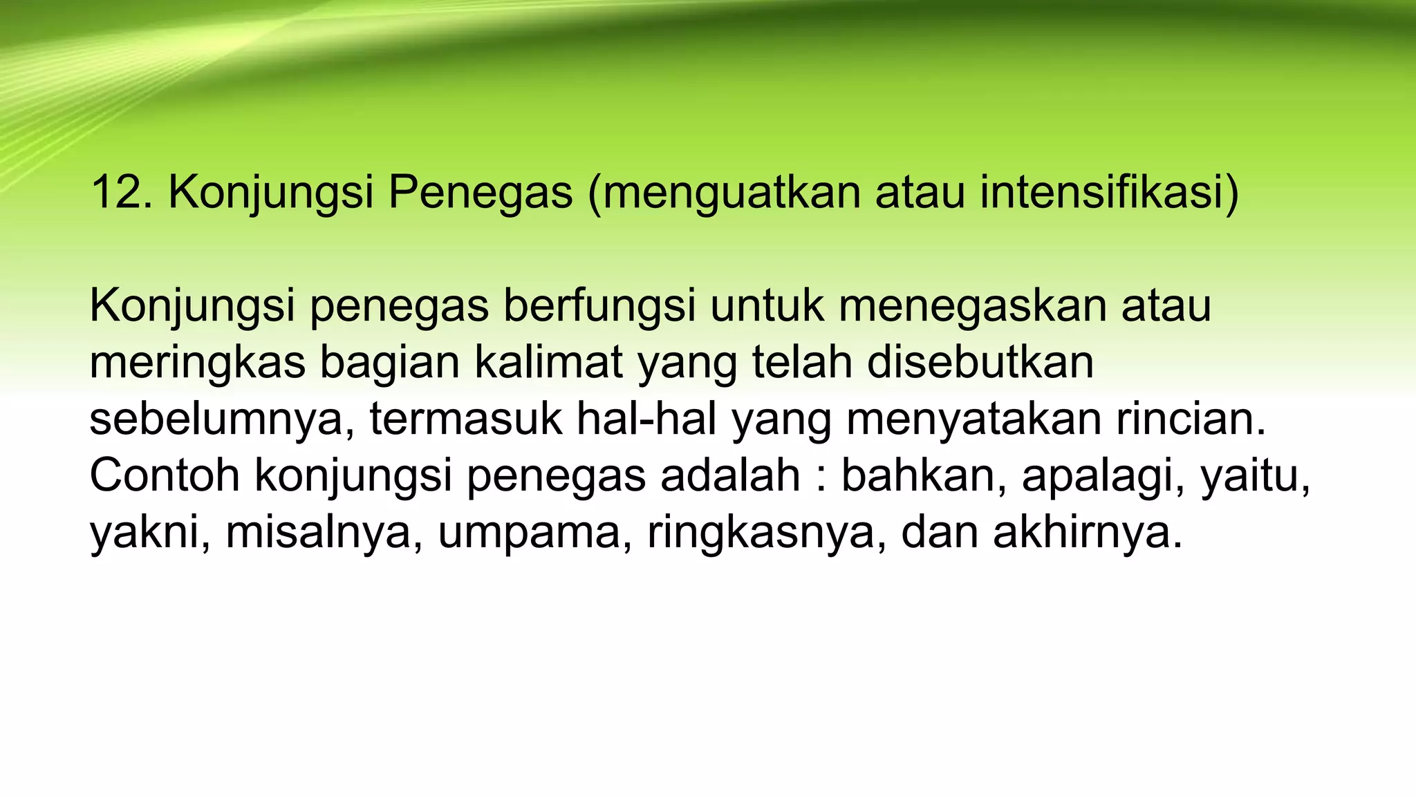 pengertian konjungsi dan macamnya | PPTX