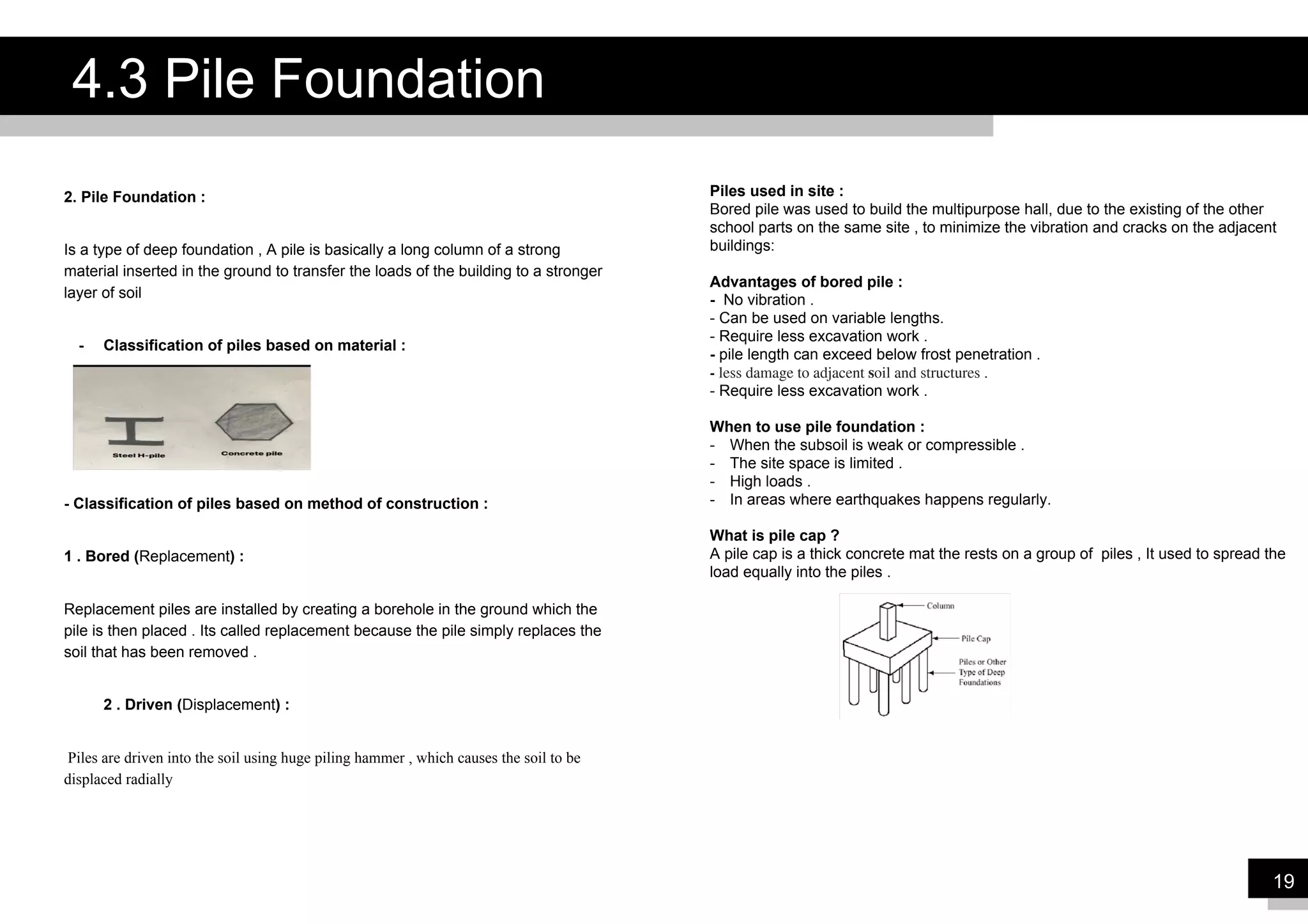 BUILDING CONSTRUCTION REPORT | PDF