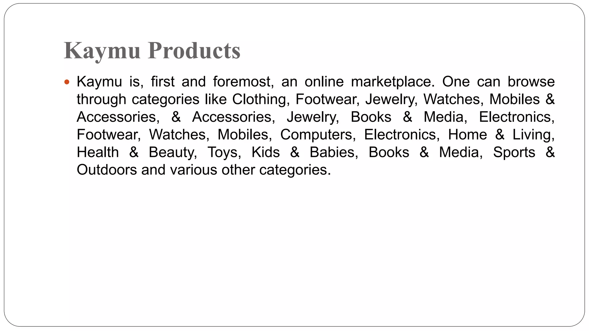 Customer Satisfaction of Kaymu Bangladesh | PPT