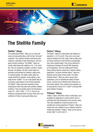 KMT_Stellite_Alloys by PTSC | PDF | Chemistry | Science