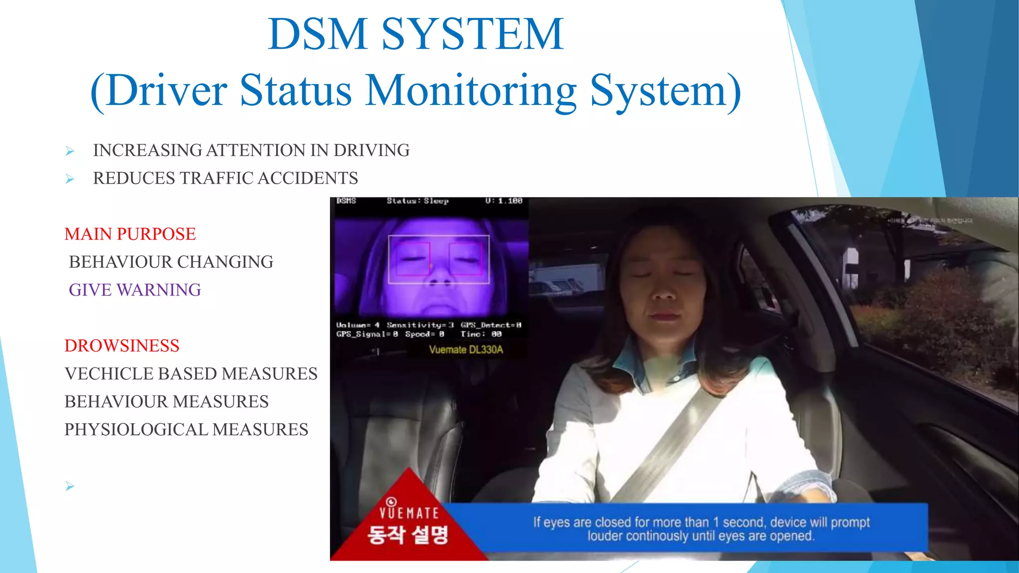 Driver Status Monitoring system | PPTX