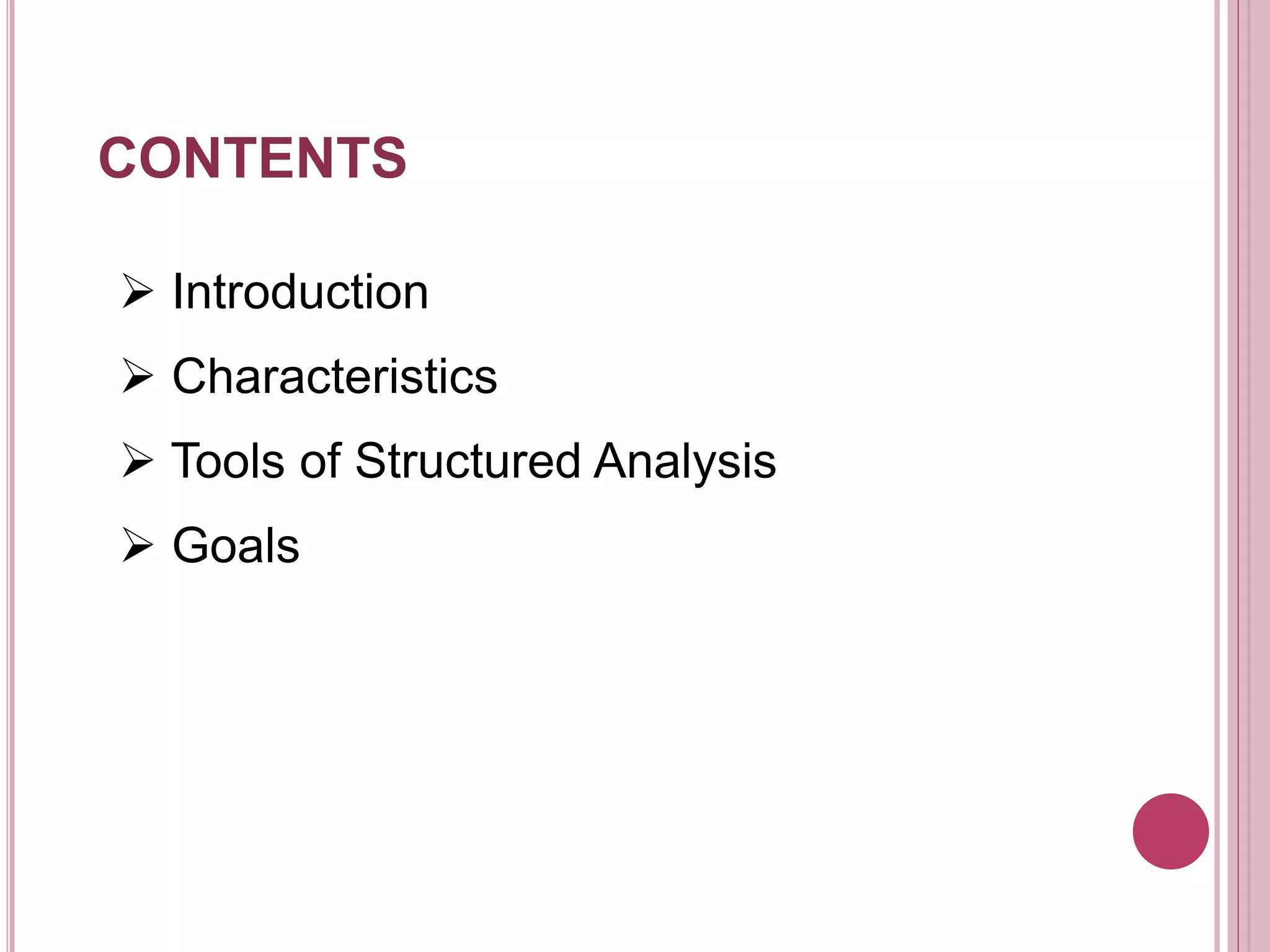 STRUCTURED ANALYSIS (Software Engg.) | PPTX