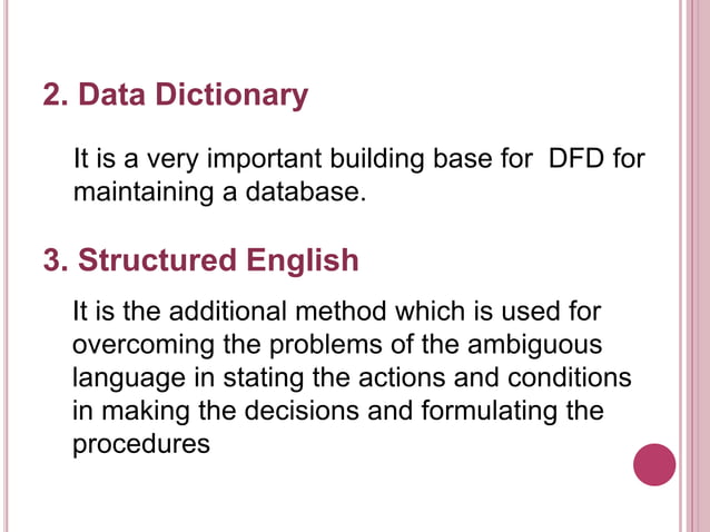 STRUCTURED ANALYSIS (Software Engg.) | PPTX | Computer Software and Applications | Computing