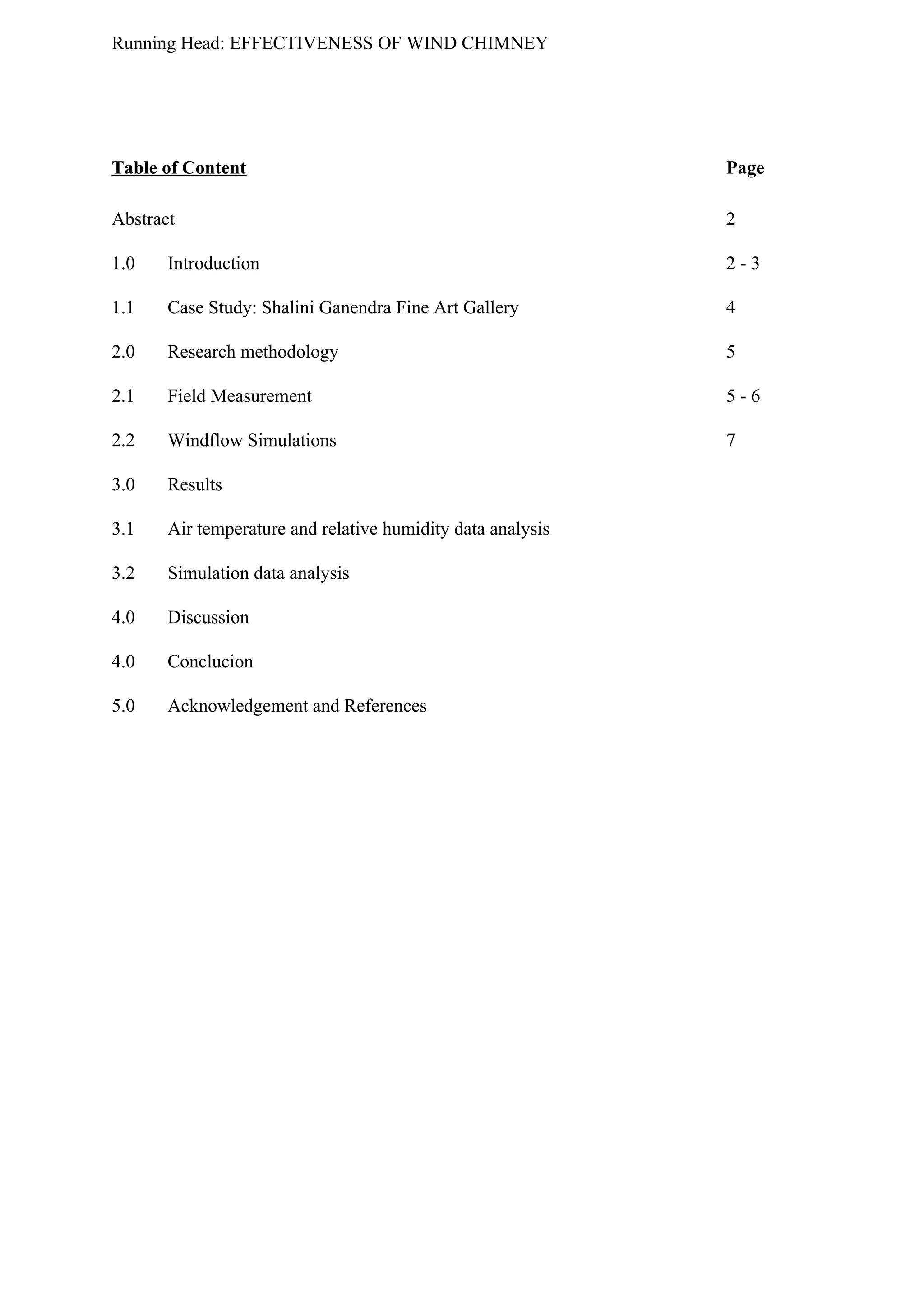 Effectiveness of Wind Chimney | PDF