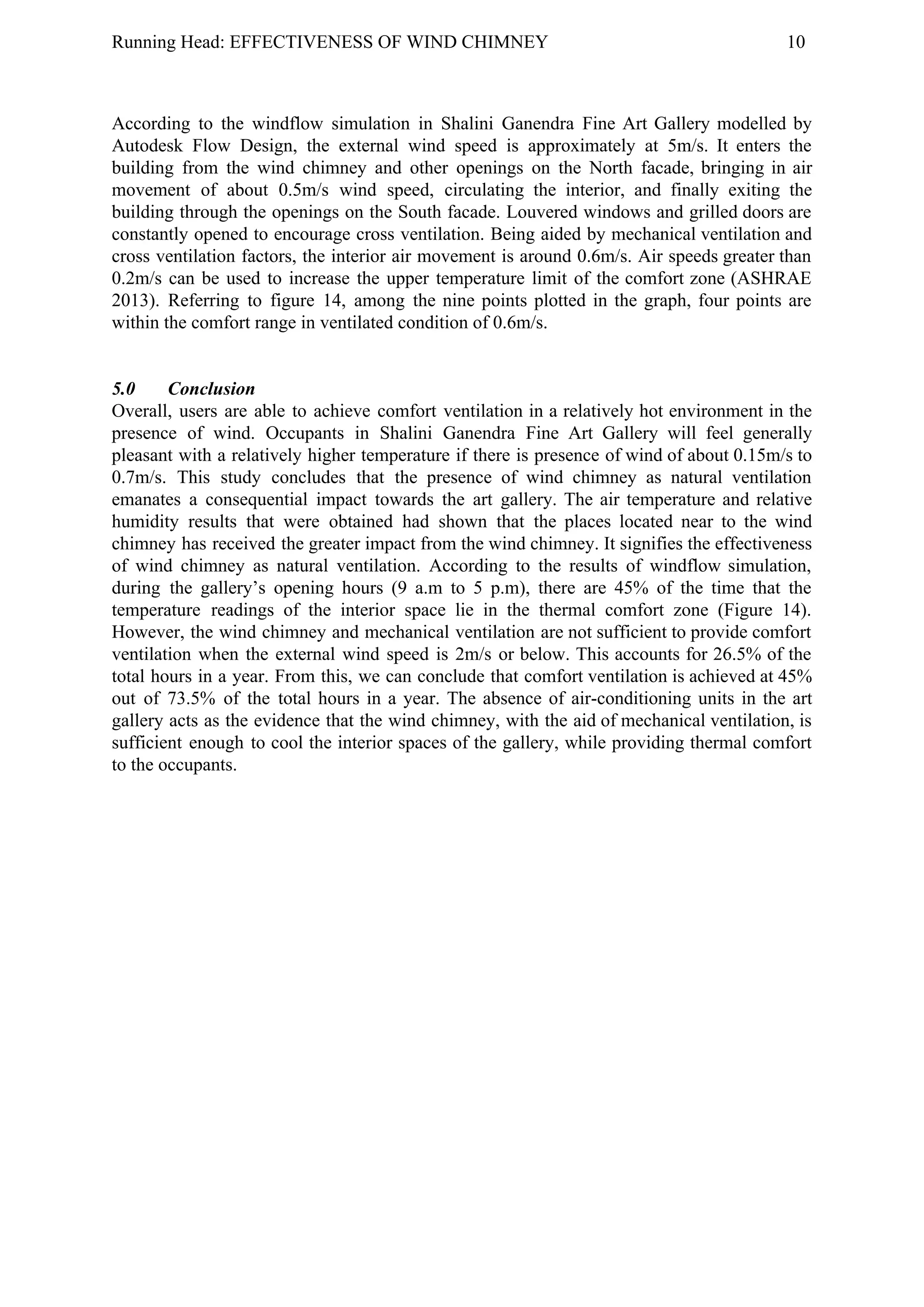 Effectiveness of Wind Chimney | PDF