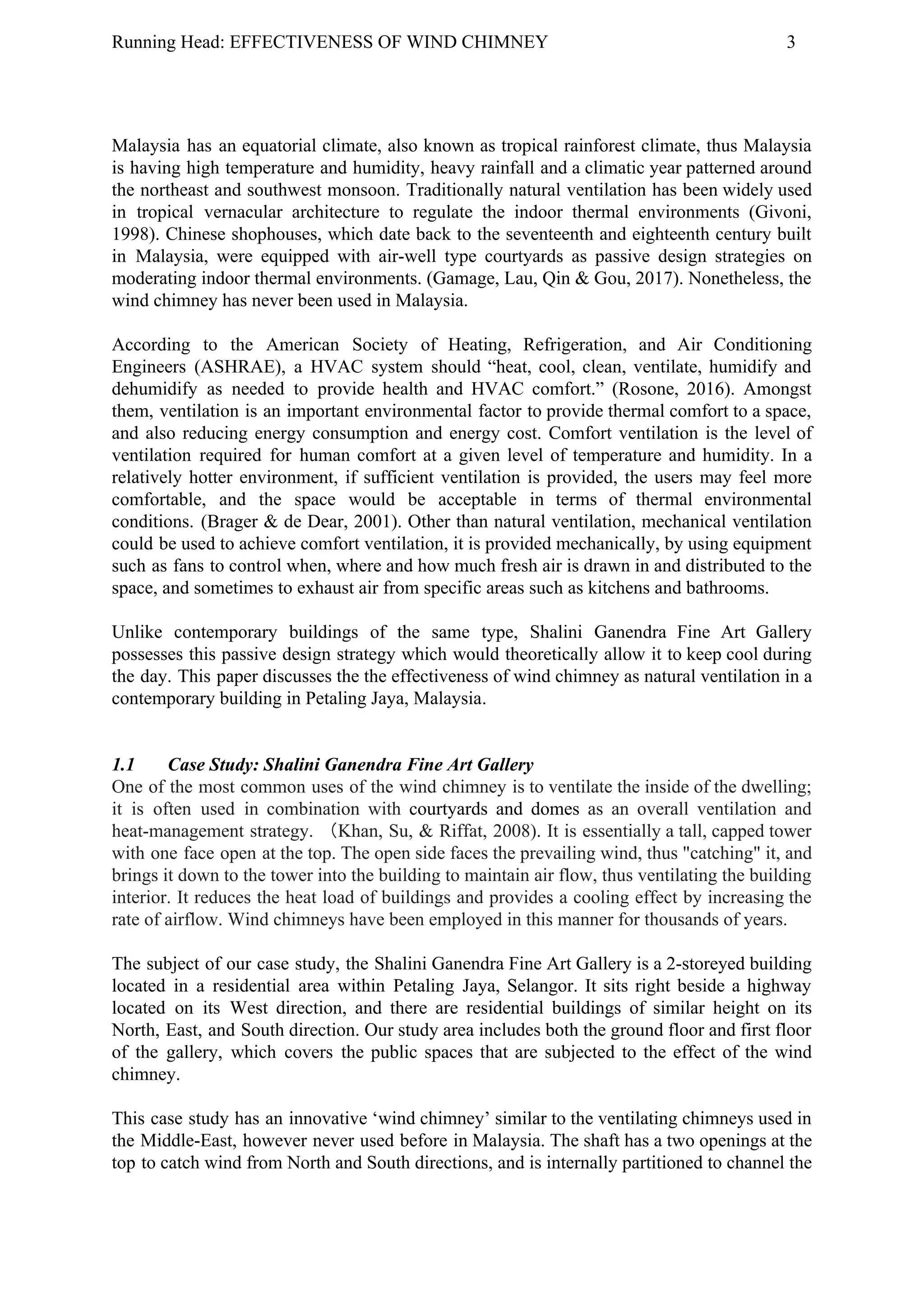 Effectiveness of Wind Chimney | PDF