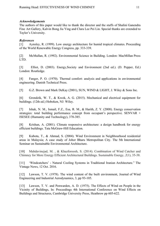 Effectiveness of Wind Chimney | PDF