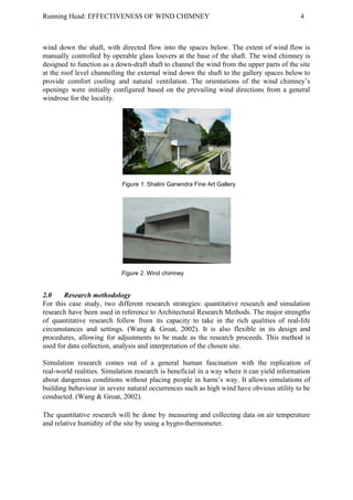 Effectiveness of Wind Chimney | PDF