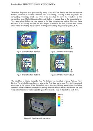 Effectiveness of Wind Chimney | PDF