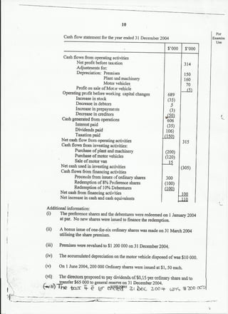 B.o.ring cash flow accounting | PDF