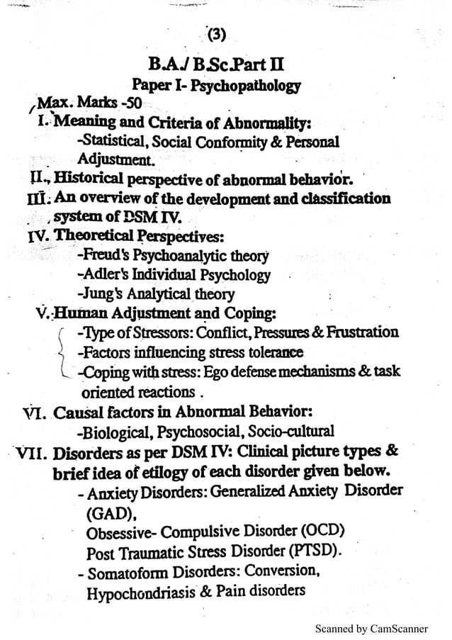 B.a. 2nd year lecture list | PDF