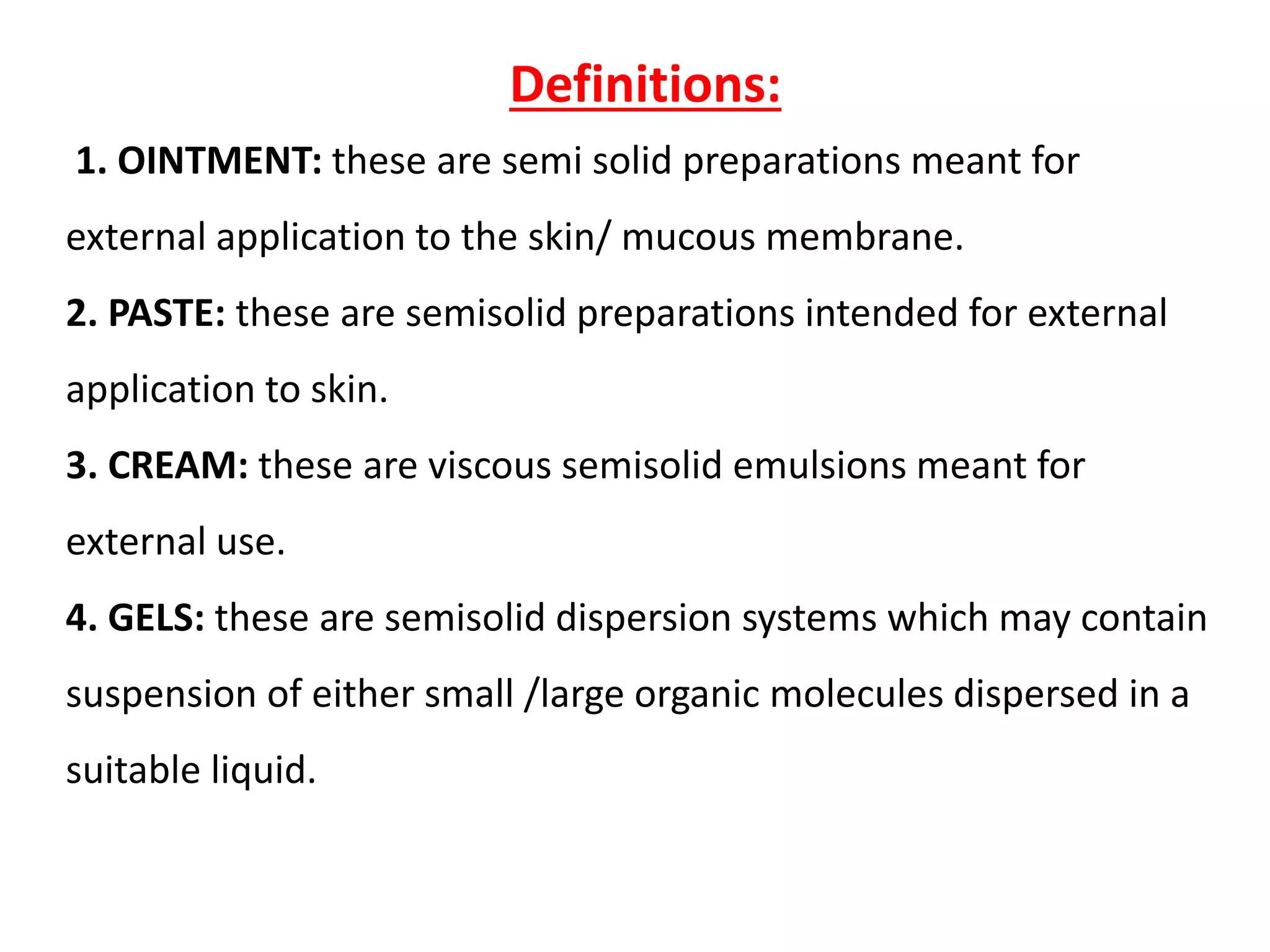 B.pharm- semisolid dosage form | PPTX