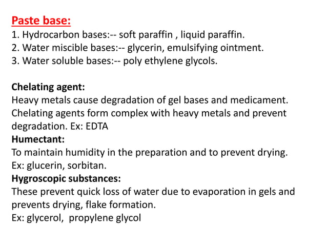 B.pharm- semisolid dosage form | PPTX