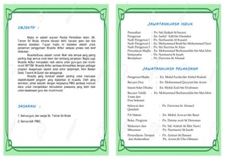 B. program doa selamat | DOCX