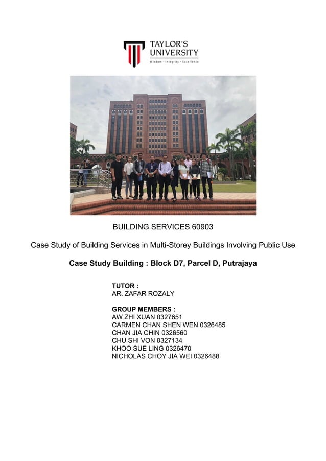 Case Study of Building Services in Multi-Purpose Buildings involving ...