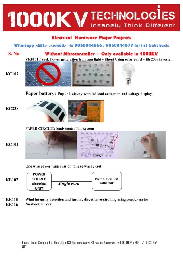 electrical engineering project topics for final year, eee live project ...