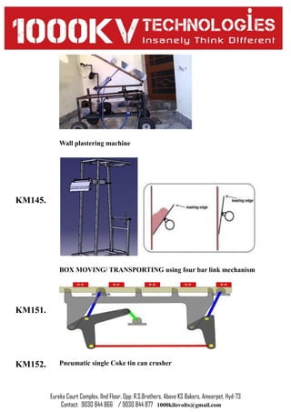 Mechanical engineering project topics for final year,Mechanical | DOC