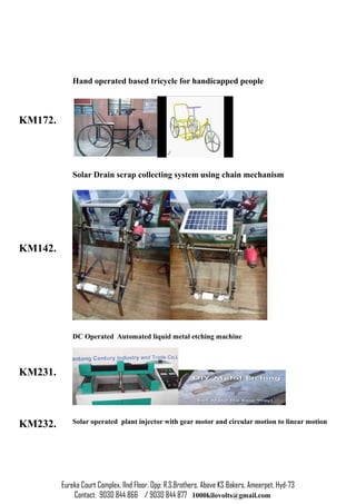 Mechanical engineering project topics for final year,Mechanical | DOC