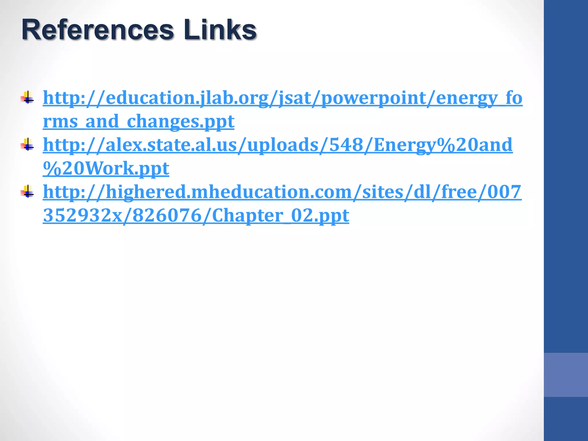 Energy transfer by work | PPTX