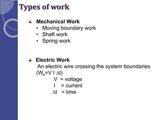 Energy transfer by work | PPTX