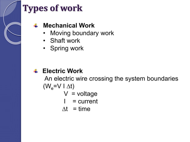 Energy transfer by work | PPTX | Physics | Science