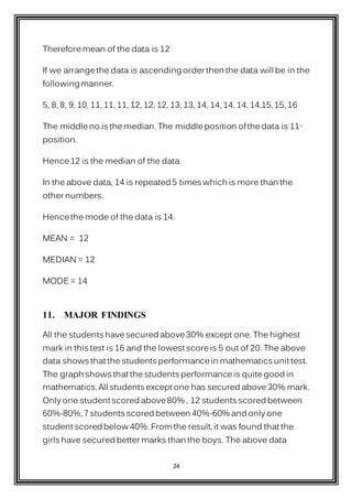 test construction in mathematics | DOCX