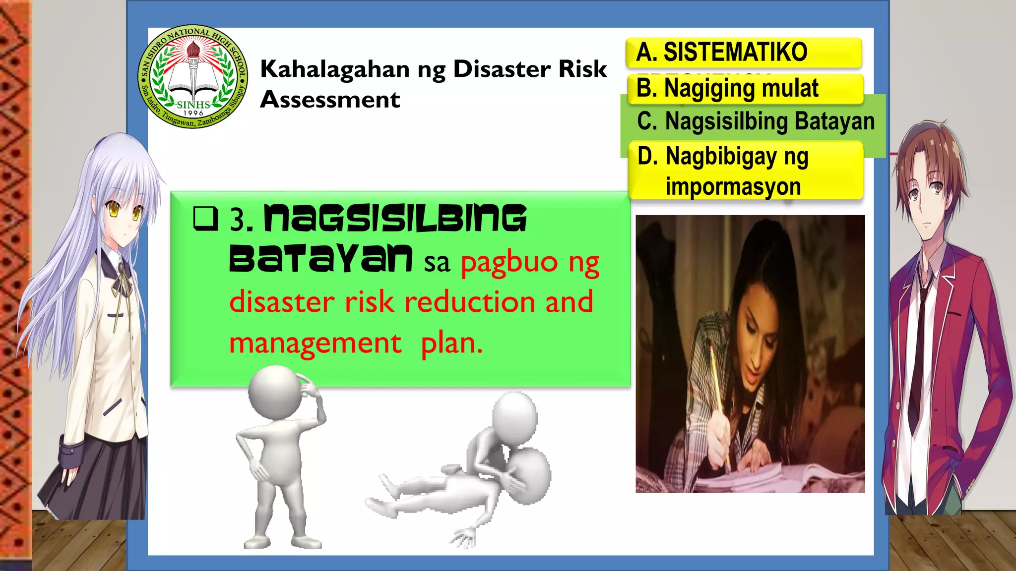 Mga Hakbang sa Pagbuo ng Community-Based Disaster Risk Reduction | PDF