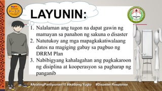 Mga Hakbang sa Pagbuo ng Community-Based Disaster Risk Reduction | PDF