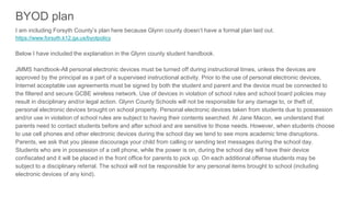 Sally Gazaway- B.Y.O.D | PPTX | Smartphones | Consumer Electronics