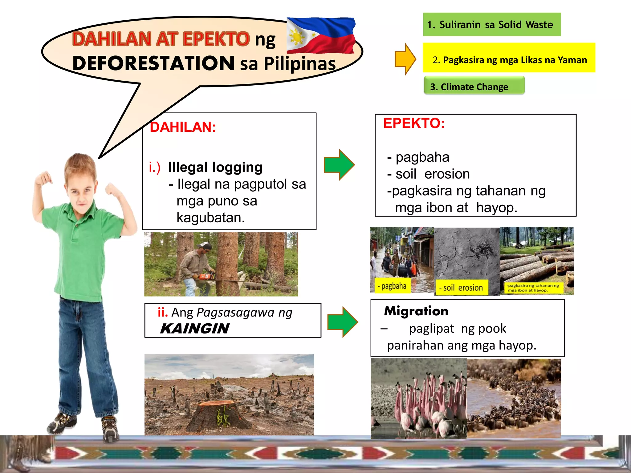 Konteksto ng Suliranin Pangkapaligiran Dahilan at Epekto | PDF