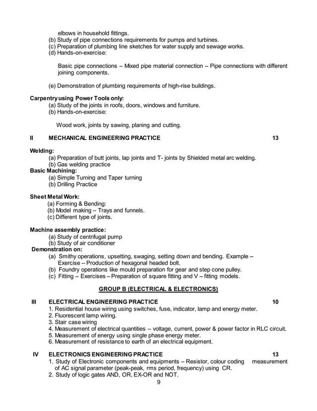 B.e. mechatronics r2017 | DOC | Computer Software and Applications | Computing