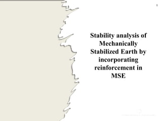 Mechanically Stabilization Earth | PPTX