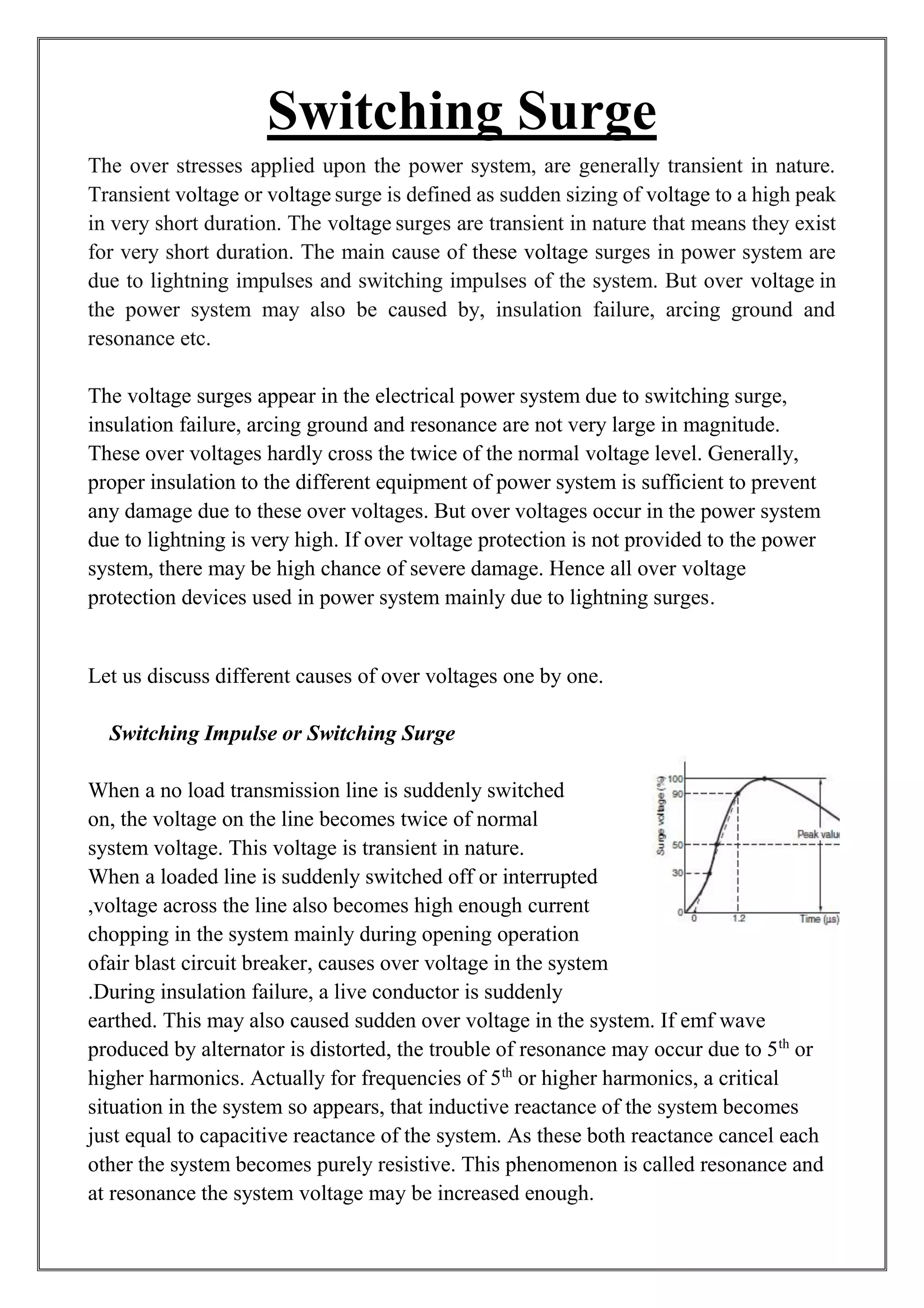 Engineering Final Year Project Report on "Electrical Safety and ...
