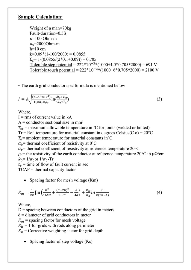 Engineering Final Year Project Report on "Electrical Safety and Protection of EHV Substation ...