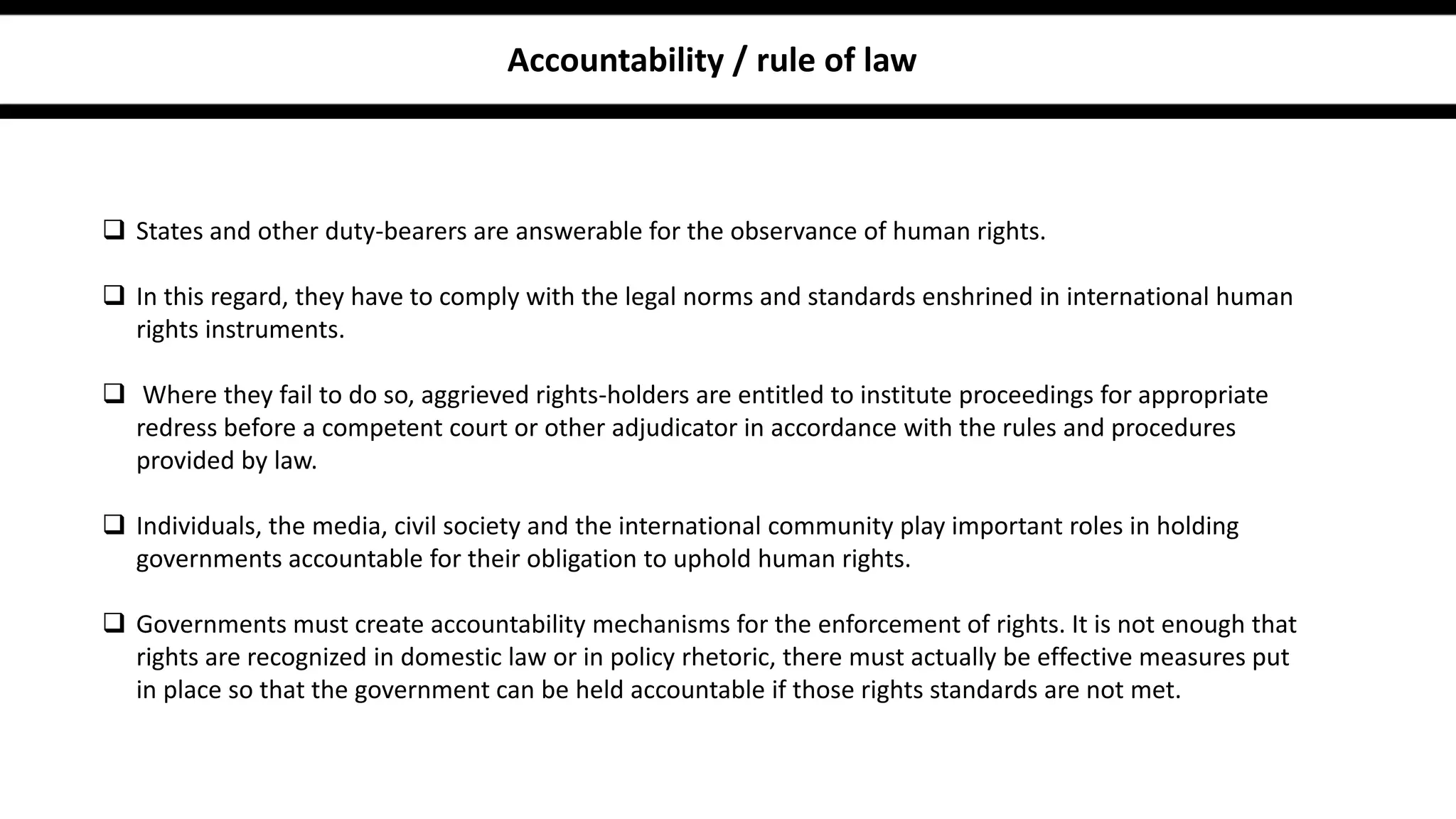 Principles of Human Rights | PPTX