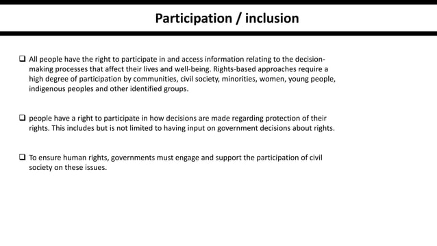 Principles of Human Rights | PPTX