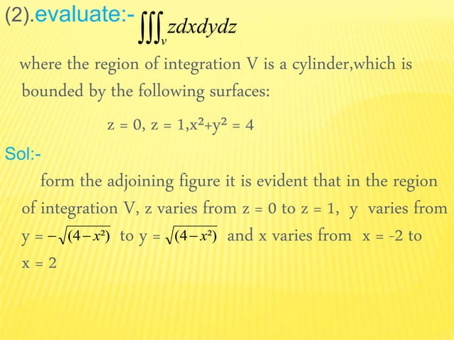 Double & triple integral unit 5 paper 1 , B.Sc. 2 Mathematics | PPTX