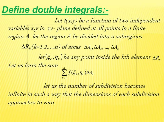 Double & triple integral unit 5 paper 1 , B.Sc. 2 Mathematics | PPTX