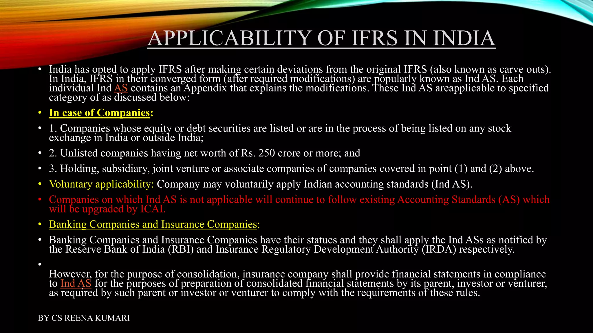 Basic Introduction to IFRS | PPTX