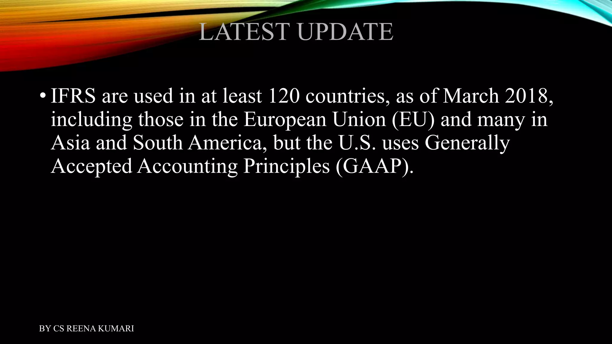 Basic Introduction to IFRS | PPTX