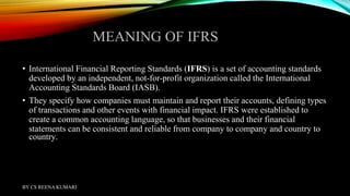 Basic Introduction to IFRS | PPTX