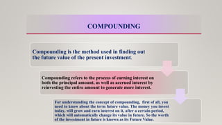 compounding and discounting | PPTX