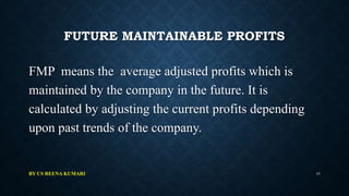 valuation of goodwill | PPTX