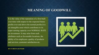 valuation of goodwill | PPTX