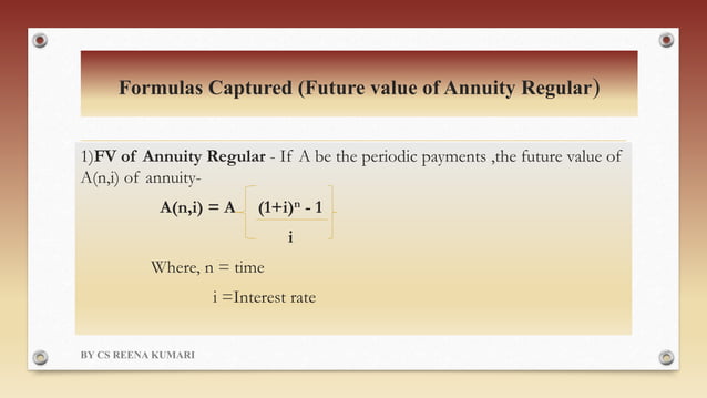 2 annuity and its types | PPTX | Stocks and Bonds | Personal Investing